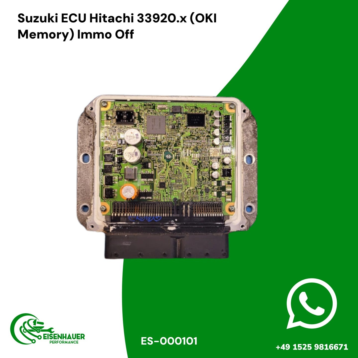 Suzuki ECU Hitachi 33920.x (OKI Memory) Immo Off